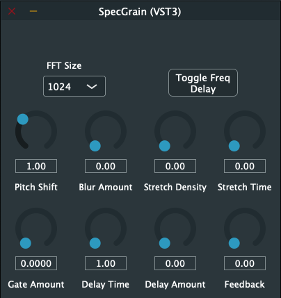 Spectral Processor - Ben Ward - Audio DSP Developer